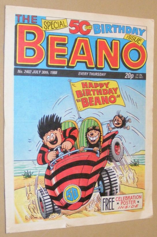The Beano no.2402, July 30th 1988: Special 50th Birthday Issue ...