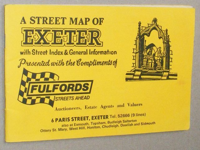 A Street Map of Exeter with street index and general information