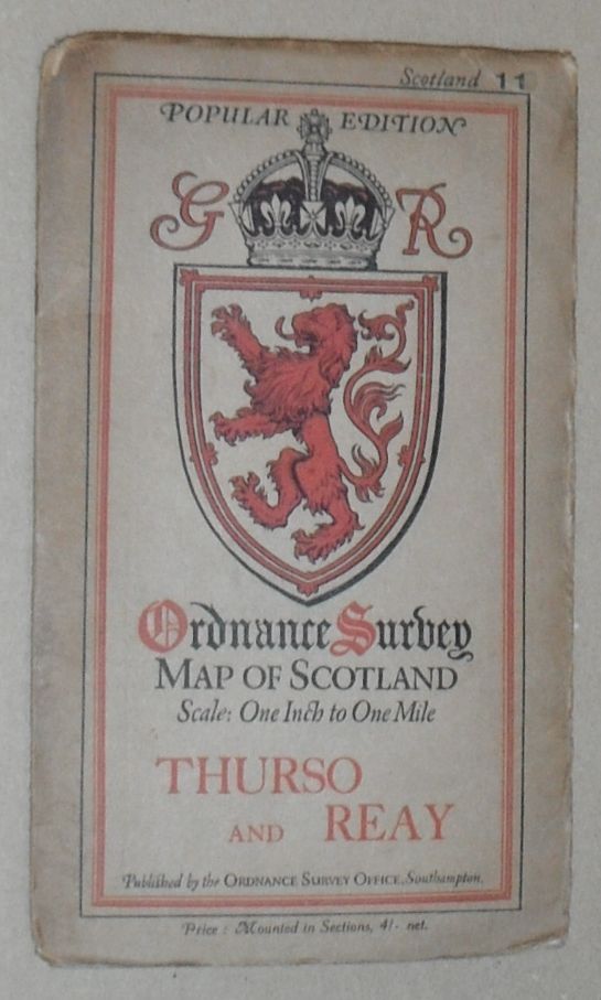 Thurso and Reay. Sheet 11. Ordnance Survey Map of Scotland, One Inch to ...