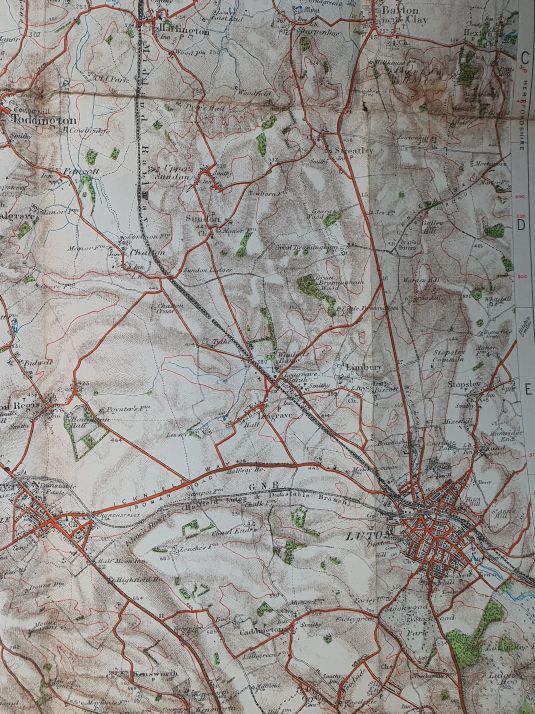 Buckingham, Leighton Buzzard and Luton. Sheet 96, Ordnance Survey One ...