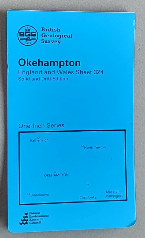 Okehampton. England and Wales Sheet 324, Geological Map, Solid and ...