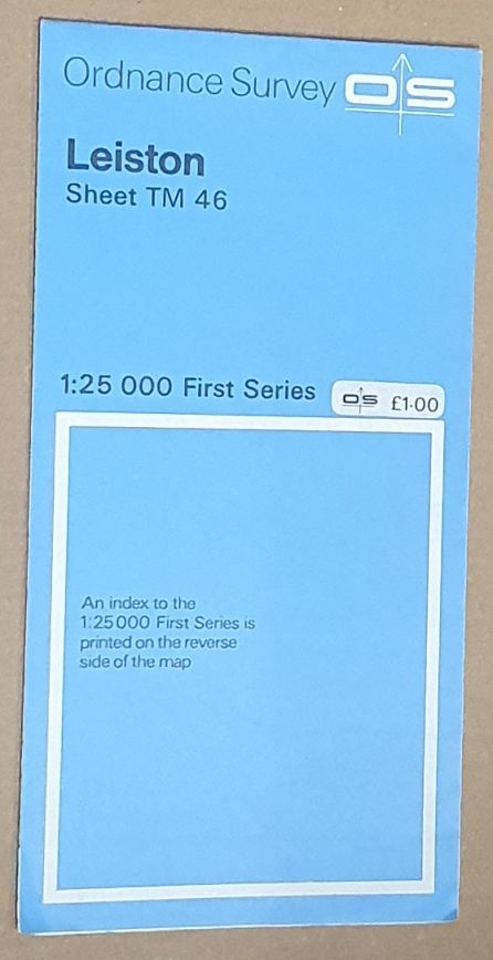 Leiston Sheet TM 46 1: 25000 First Series Map