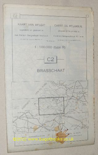 Brasschaat. C2 1: 100000 Map. Kaart Van Belgie/Carte De Belgique
